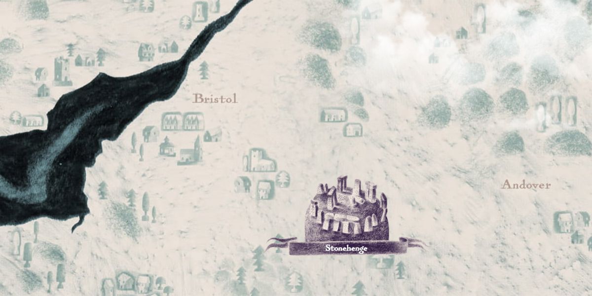 English Heritage: A map of myth, legend & folklore